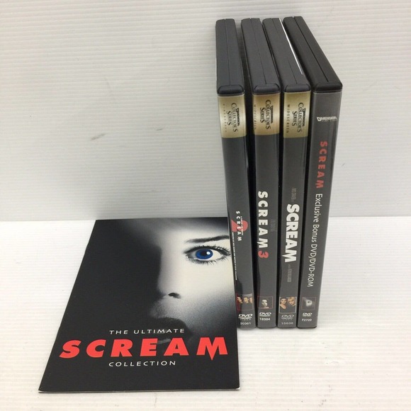 None | Media | Set Of 4 Scream Horror Movie Trilogy Ultimate Collection ...